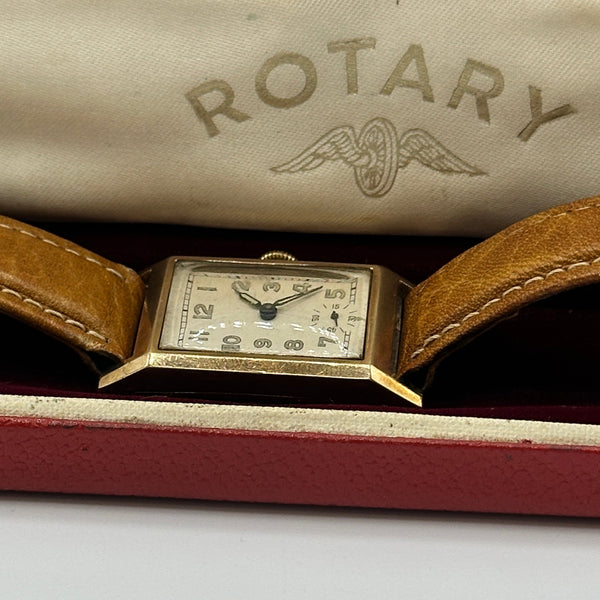 9ct Yellow Gold Rotary Tank Watch – Elite HNW - High End Watches ...