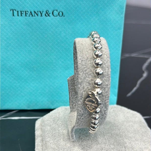 Tiffany & Co. Return to Tiffany Mini Double Heart Tag Bracelet – Elite ...