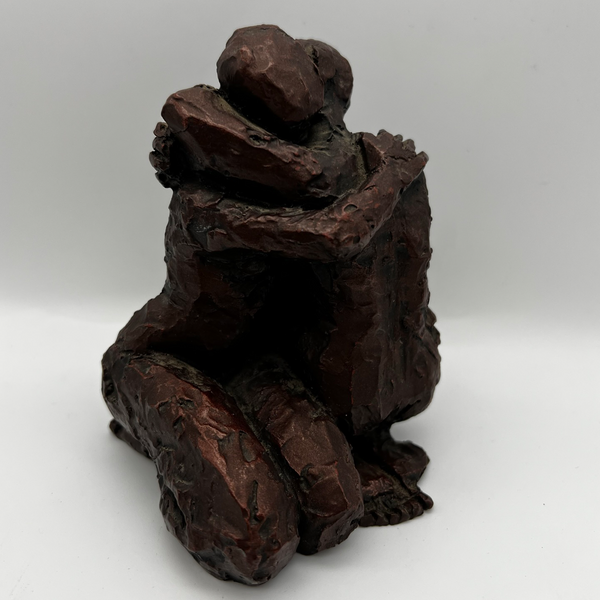 Carol Peace Limited Edition Brutalist Resin Sculpture Embracing Couple ...