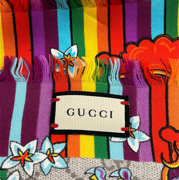 Gucci Rainbow Scarf – Elite HNW - High End Watches, Jewellery & Art ...