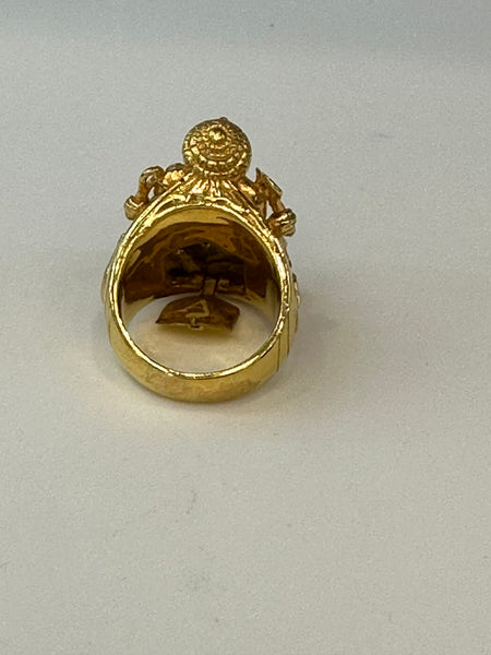 22ct Gold Ganesha Ring – Elite HNW - High End Watches, Jewellery & Art ...