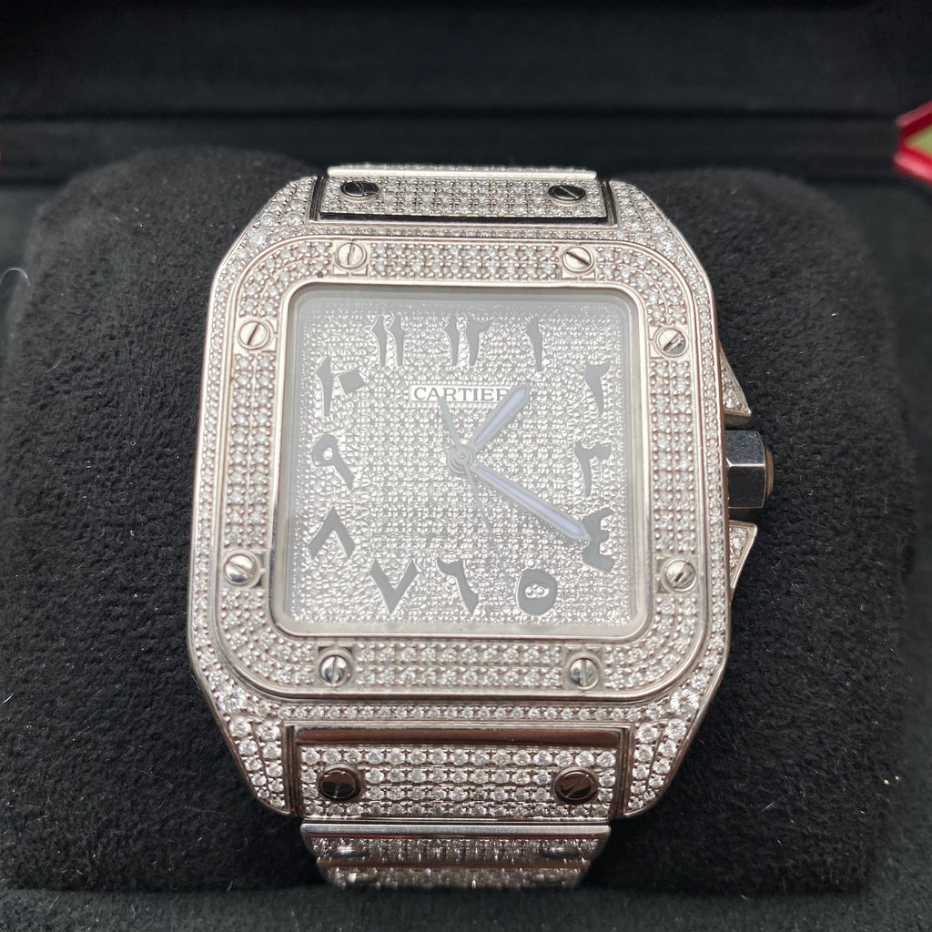 Cartier Santos 100 Diamond Set – Elite HNW - High End Watches ...